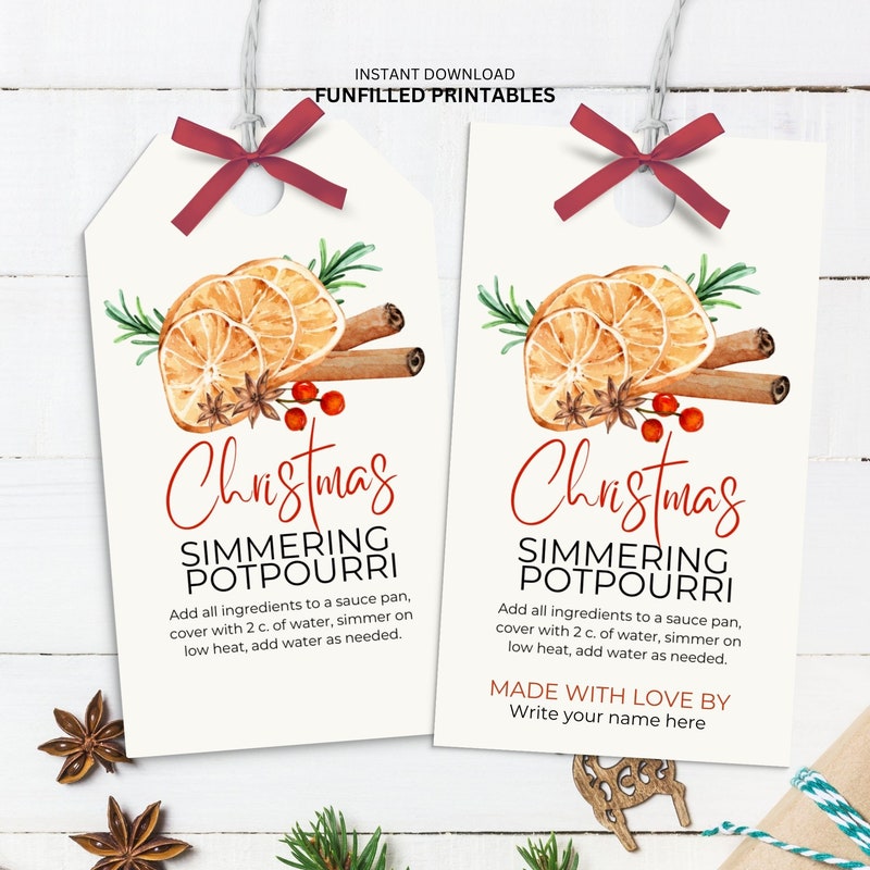 Simmer Bag Label - Etsy