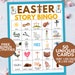 50 Easter Bingo Cards, Religious Easter Story Bingo Game, Christian ...