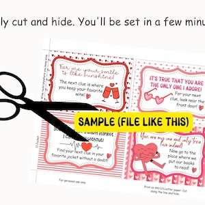 Anniversary Scavenger Hunt, Adult Romantic Couple Scavenger Hunt for ...