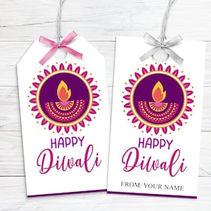 Printable Diwali Gift Tags, Editable Happy Diwali Gift Tags ...