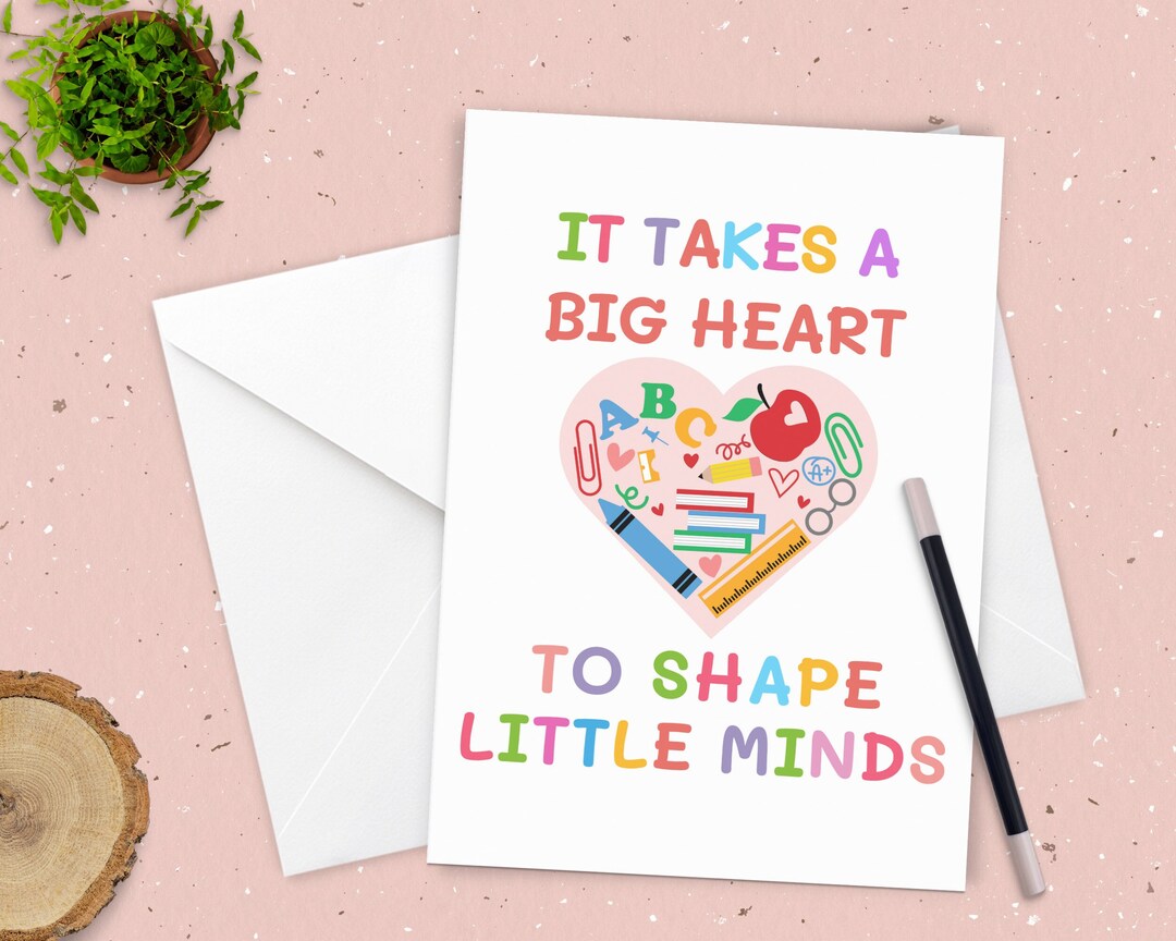 Teacher Appreciation Card, Printable Teacher Appreciation Week Gift ...