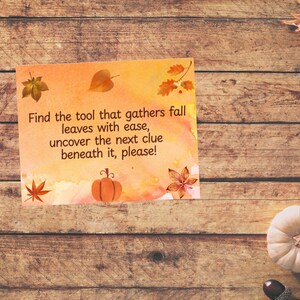 Outdoor Scavenger Hunt Fall Theme, Autumn Scavenger Hunt for Kids Teens ...