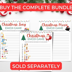 Christmas Emoji Game, Fun Christmas Game for Kidsteens and Adults ...
