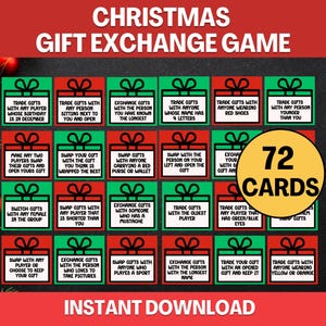 White Elephant Christmas Gift Exchange Game, White Elephant Games for ...