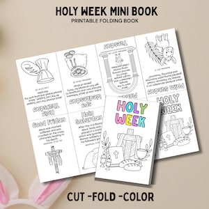 Foldable Easter Coloring Book - Etsy UK
