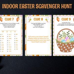 Indoor Easter Scavenger Hunt for Teens, Easter Treasure Hunt for Kids ...
