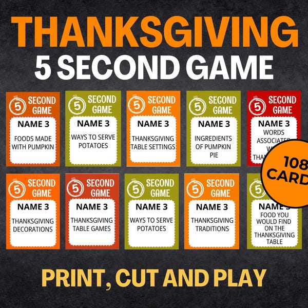 Thanksgiving Party - Etsy