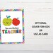 Thank You Teacher Appreciation Gift Printable, All About My Teacher ...