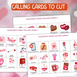 20 Valentines Day Bingo Cards, Valentines Bingo for Kids, Printable ...