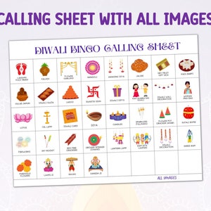 Diwali Game, Diwali Bingo, Diwali Party Games, 30 Diwali Bingo Cards ...