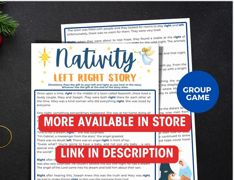 Nativity Trivia, Christmas Trivia, Nativity Christmas Game, Kids ...