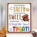 Staff Appreciation Sign, Chocolate Pretzel Thank You Sign, Employee ...