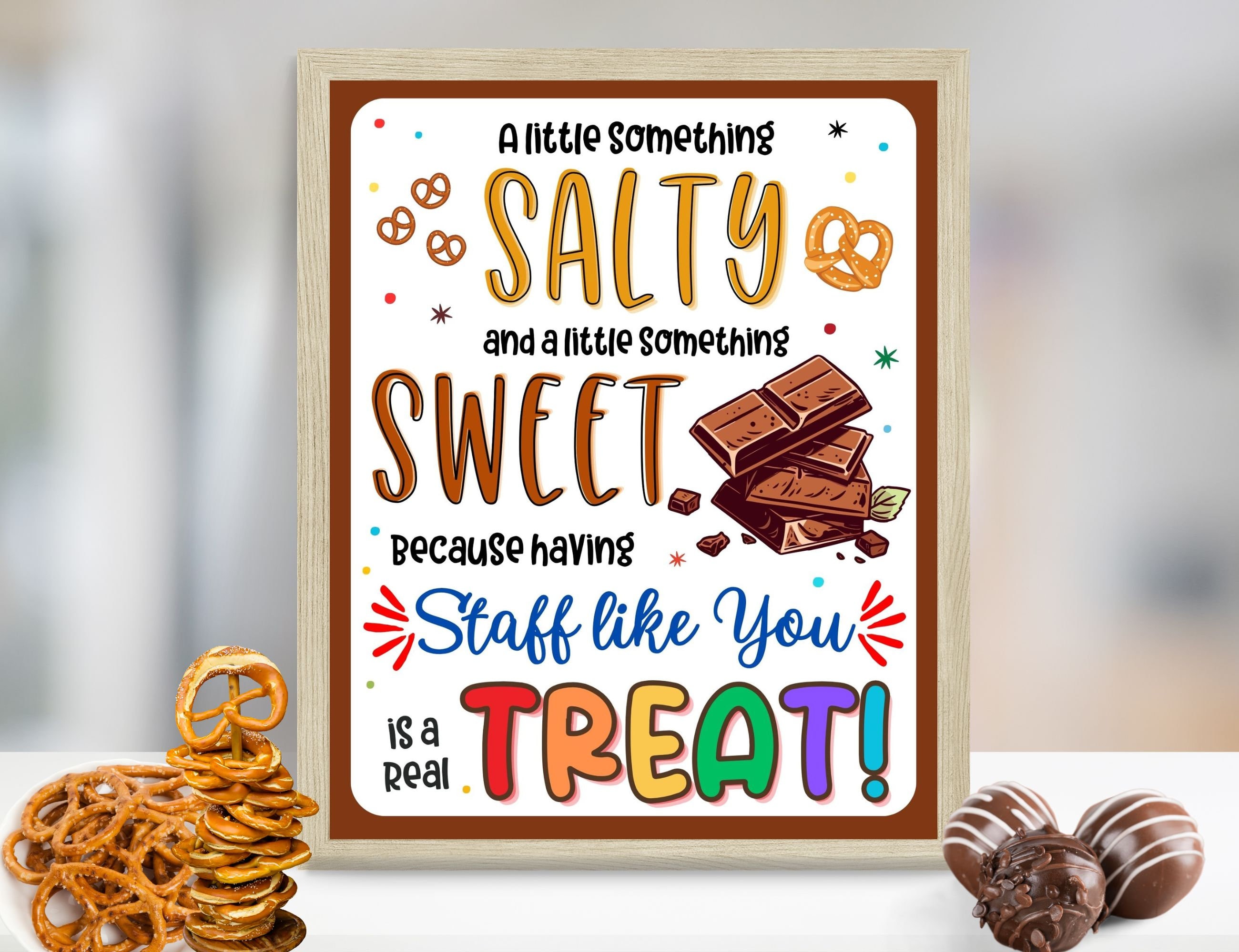 Employee Appreciation Sayings Using Candy