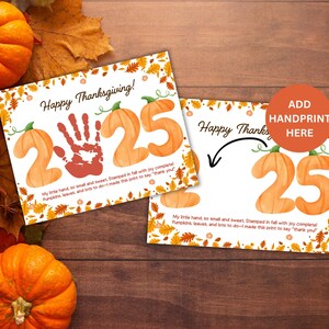 Thanksgiving Handprint Craft 2025 Thanksgiving Handprint Keepsake ...