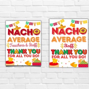 Appreciation Sign Printable Bundle for Staff Appreciation, Teacher ...