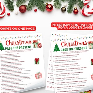 Christmas Pass the Present Game, Pass the Gift Christmas Game ...