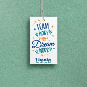 Employee Appreciation Gift Tag, Staff Team Appreciation, Employee ...