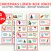 Printable Christmas Lunchbox Jokes, December Christmas Lunch Box Notes ...