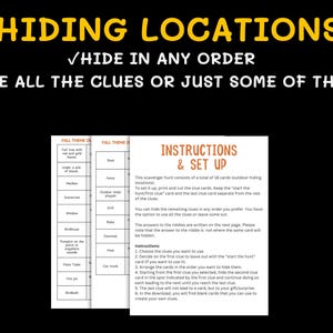 Outdoor Scavenger Hunt Fall Theme, Autumn Scavenger Hunt for Kids Teens ...