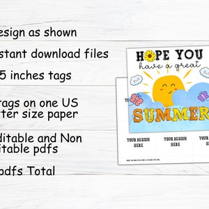 End of School Year Gift Tags for Students, Classroom Gifts for Kids ...