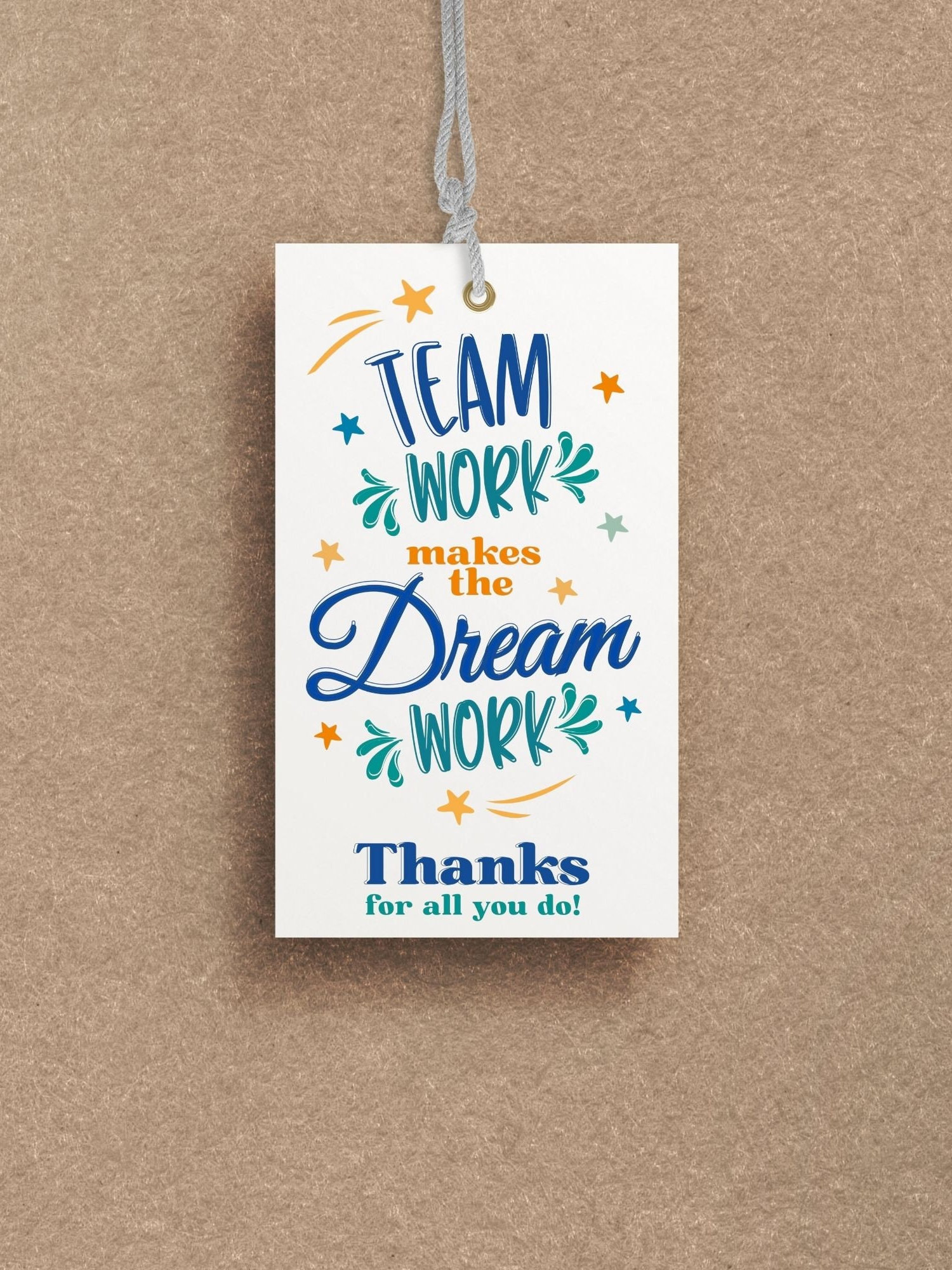 Employee Appreciation Gift Tag, Staff Team Appreciation, Employee ...