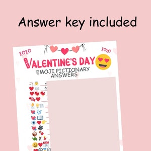 Valentines Day Emoji Game, Valentines Day Game for Kids & Adults ...