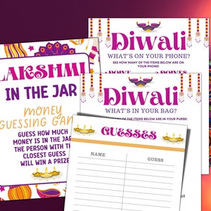 18 Diwali Games Bundle, Diwali Games for Adults, Kids, Diwali Party ...