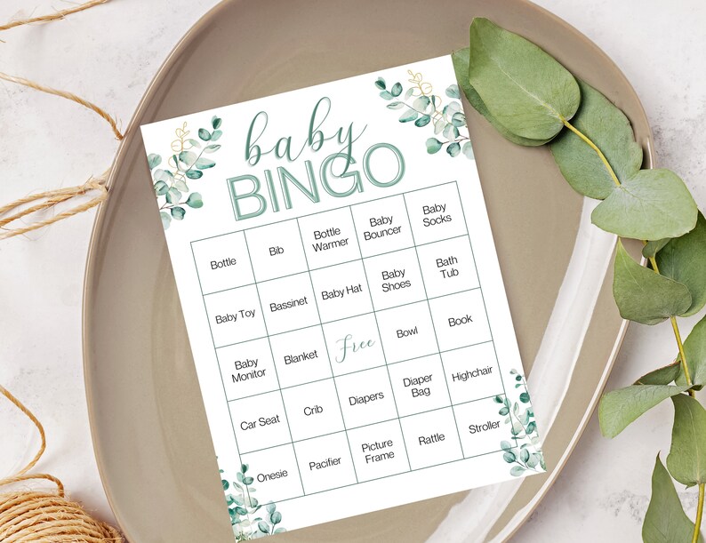 Baby Bingo, 50 Prefilled Baby Shower Bingo Cards, Printable Baby Bingo ...