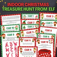 Elf Scavenger Hunt | Elf Props | Printable Elf Game | Christmas Elves ...