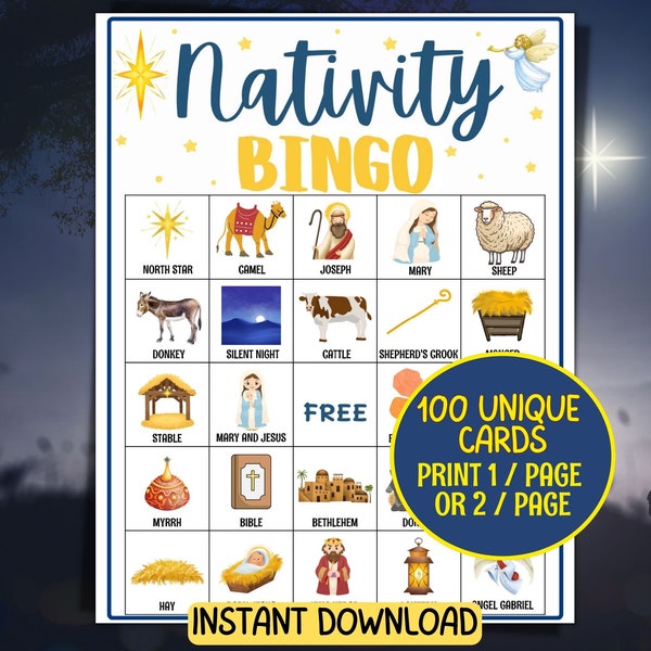 Nativity Christmas - Etsy