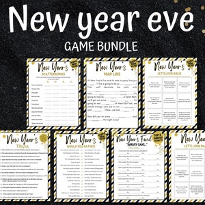 New Years Eve Game Bundle 20 New Years Eve Party Games 2024 - Etsy