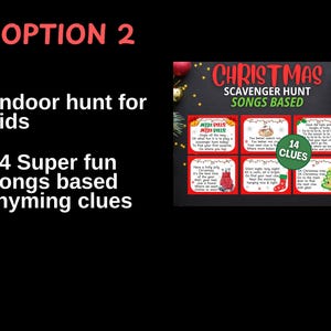 Christmas Scavenger Hunt for Kids Teens, at Home Xmas Scavenger Hunt ...