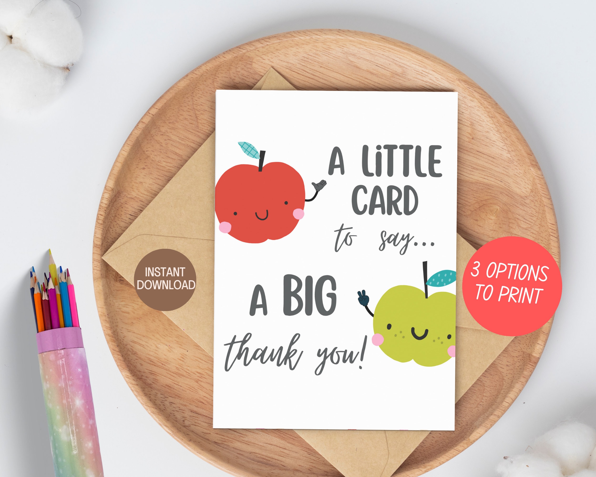 Thank You Teacher Cards, Teacher Appreciation Printable Card Bundle ...