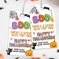 INSTANT DOWNLOAD Bugs & Kisses Gift Tags and Bag Toppers, Halloween ...