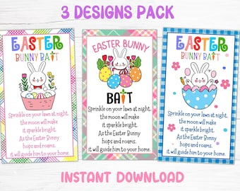Printable Bunny Bait Tags Digital Download Easter Bunny Bait Printable ...