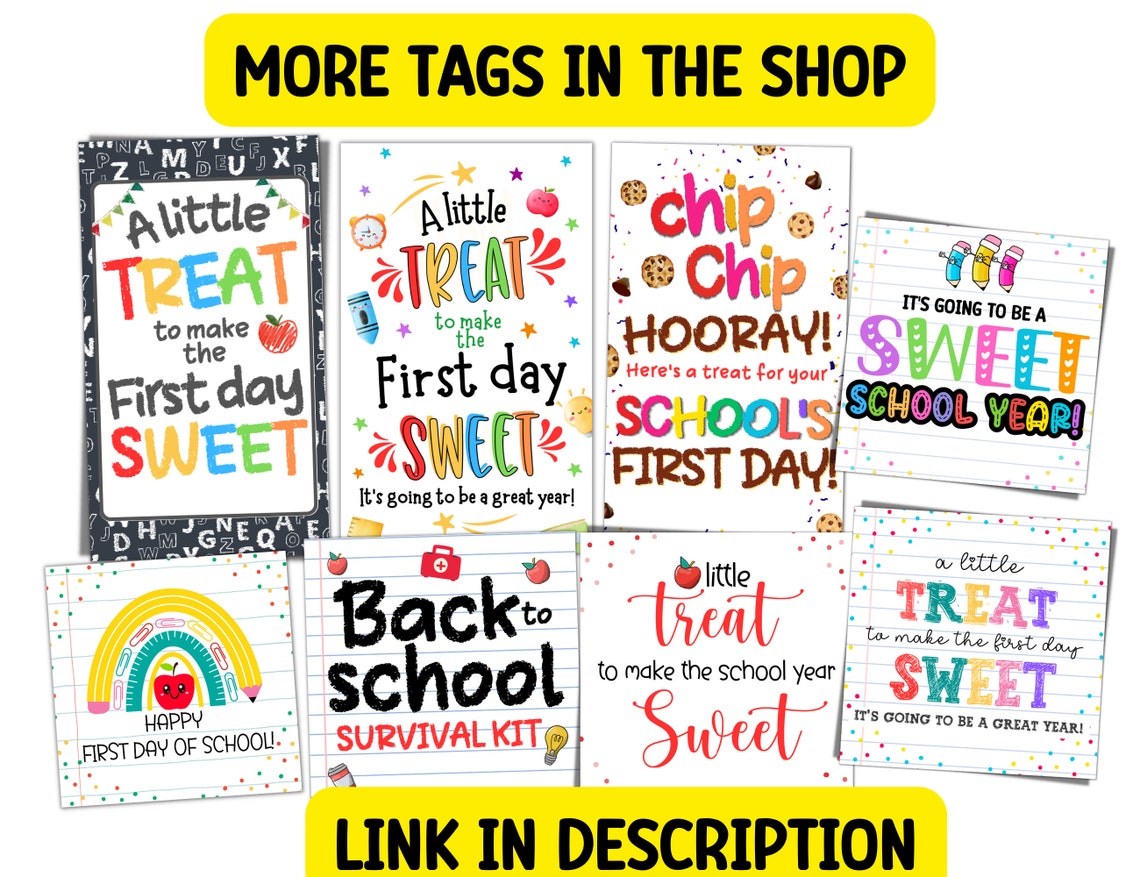 Heres to A Bright School Year Tag, New School Year Teacher Students ...