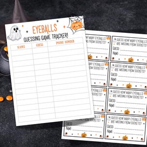 Halloween Guessing Game, Easy Halloween Game for Adults Kids, How Many ...