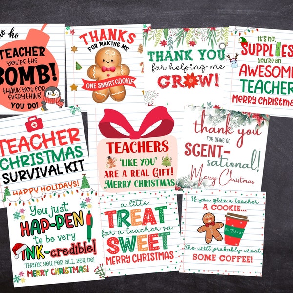 Teacher Gift Tags - 60+ Gift Ideas for 2025