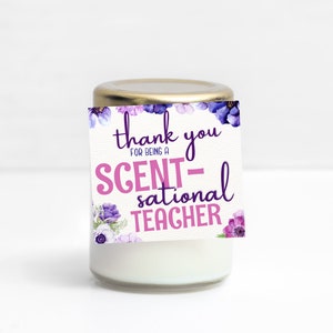 Scent-sational Teacher Tag, Teacher Appreciation Tags for Teacher ...