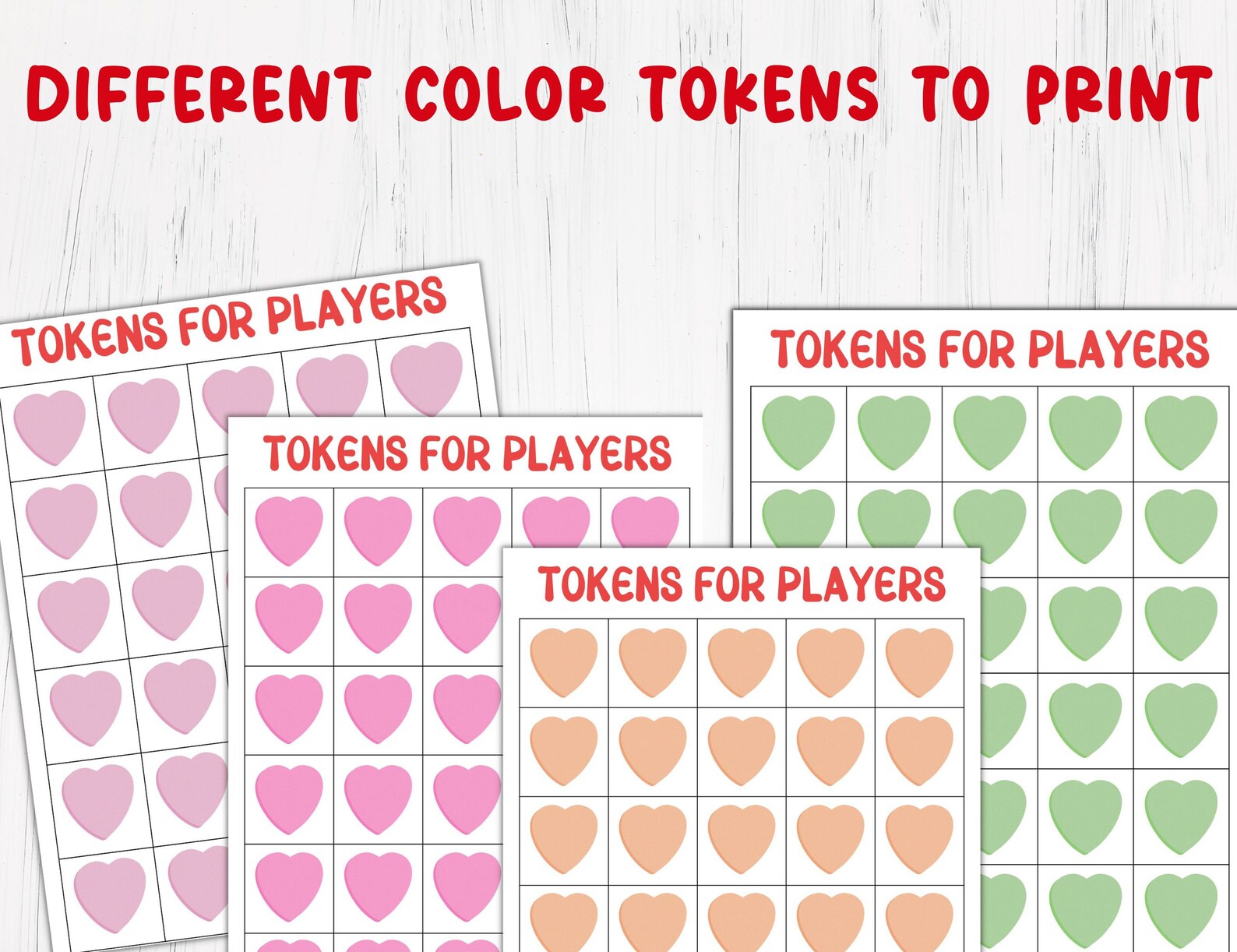 Valentines Day Bingo Conversation Hearts Game 100 Printable - Etsy