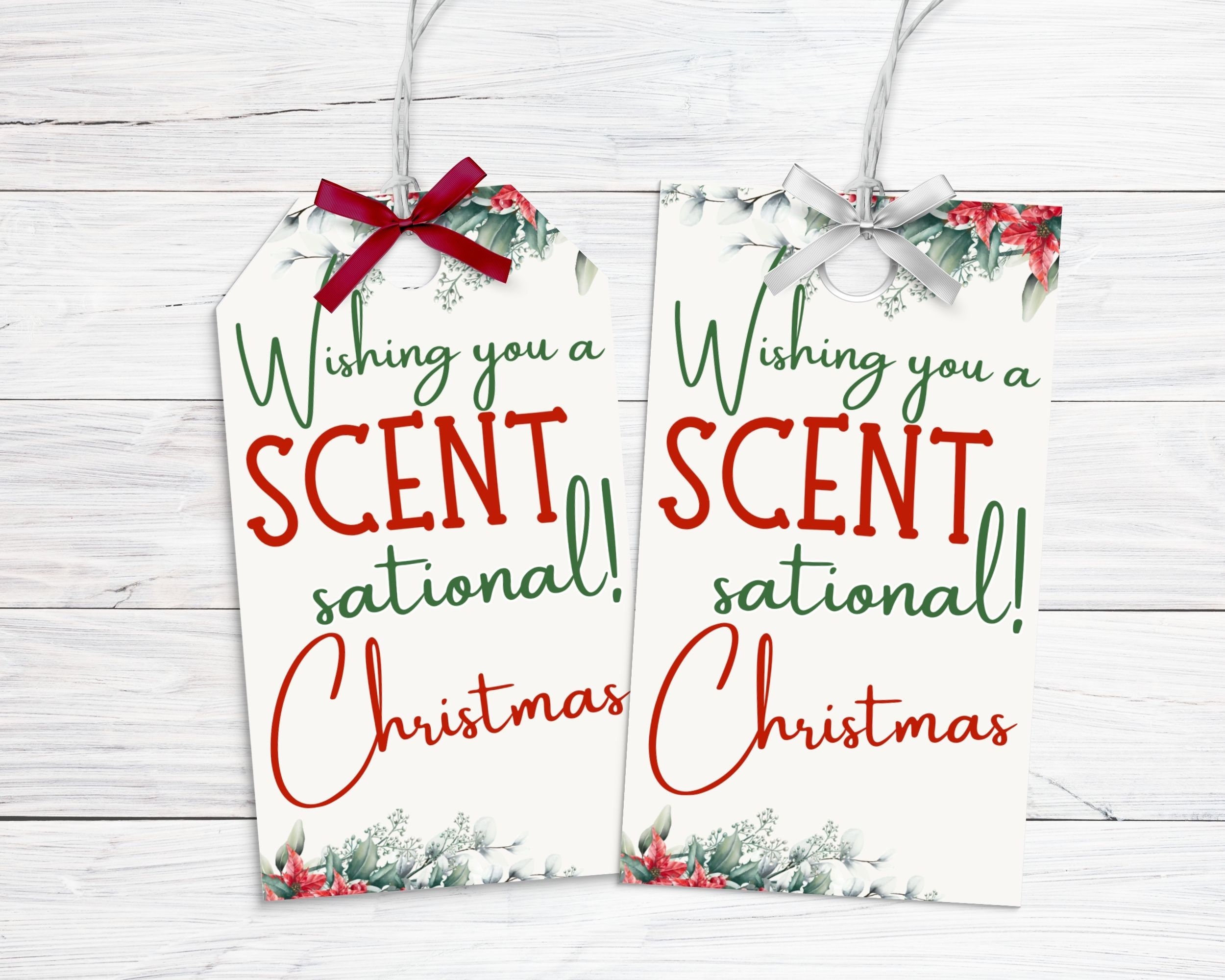 Scentsational Christmas Tag, Teacher Christmas Gift Tag, Staff Coworker ...