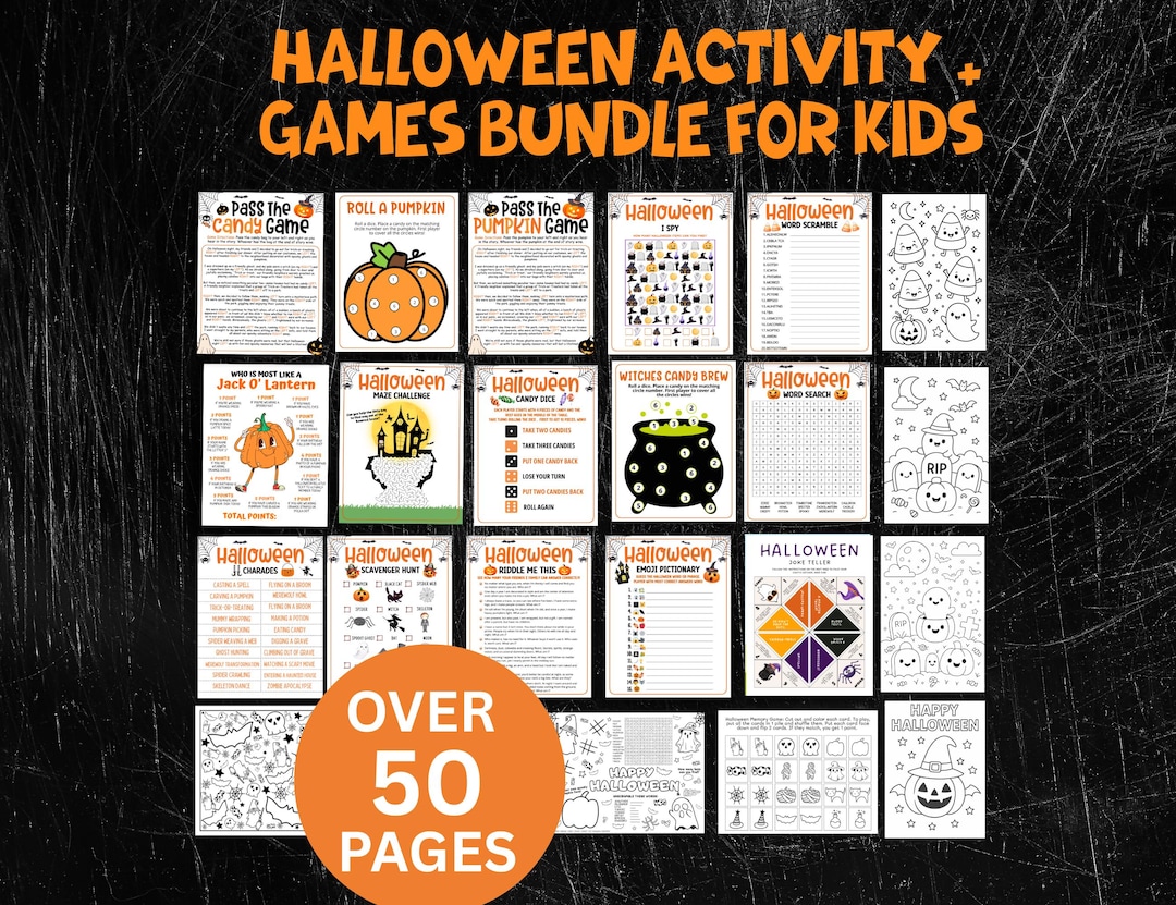 Halloween Activities for Kids, Halloween Games for Kids, Fun Halloween ...