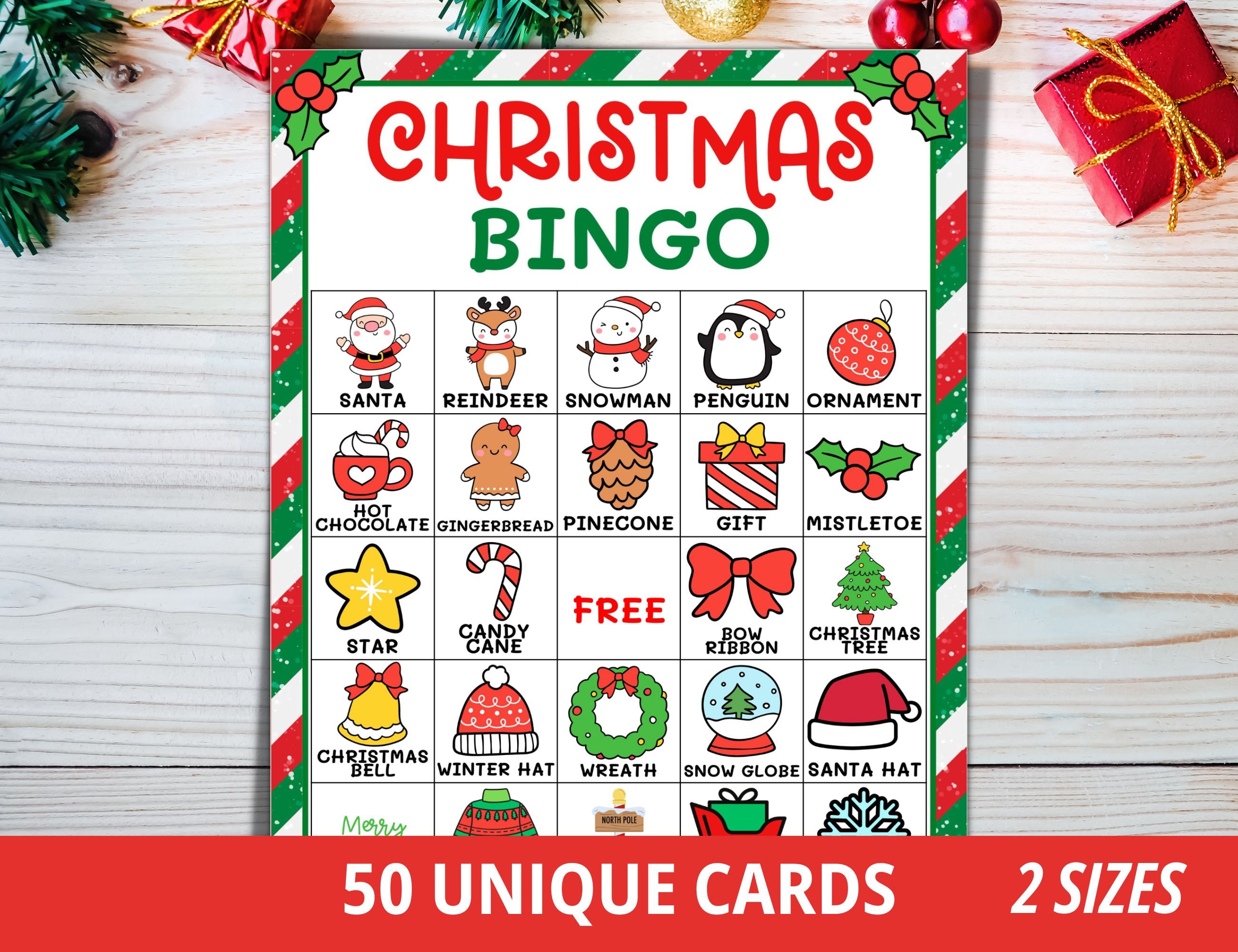 Hojas De Bingo Navideñas Para Imprimir Gratis Bingo De Navidad
