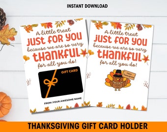 SET of Happy Thanksgiving Mailers W/ Envelopes Business Card Mailer L ...