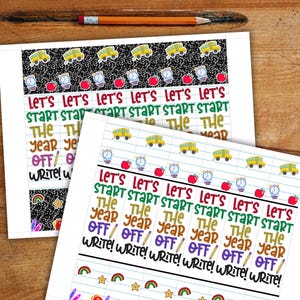 Back to School Pencil Tag Student Gift, Lets Start the Year off Write ...