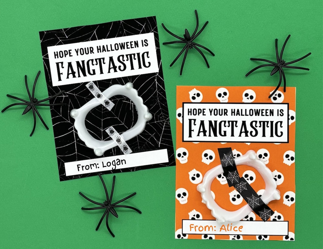 Non Candy Classroom Treats, Halloween Gifts Tags Kids, Halloween Class ...