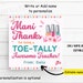 Mani Thanks Teacher Manicure Gift Tags, Teacher Nail Polish Gift Tags ...