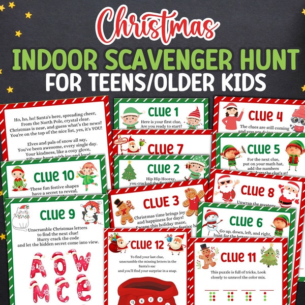 Teen Scavenger Hunt - Etsy