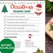 Christmas Drawing Game, Printable Christmas Game for Kids and Adult ...