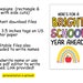 Heres to A Bright School Year Tag, New School Year Teacher Students ...